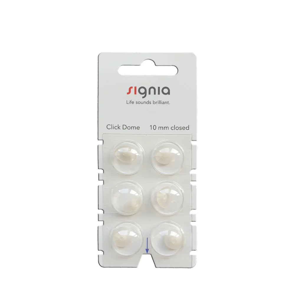 Signia Click Dome Closed- Comfortable Hearing Domes
